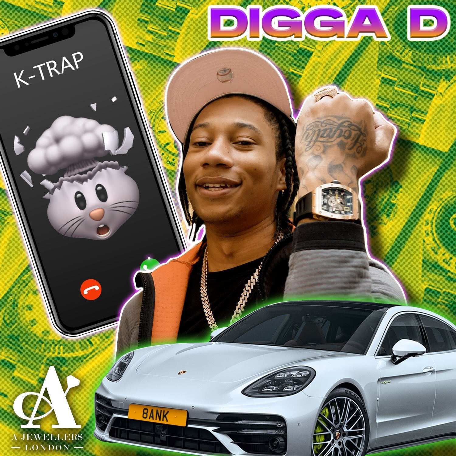Digga D Spends £250K On A Watch! – A Jewellers